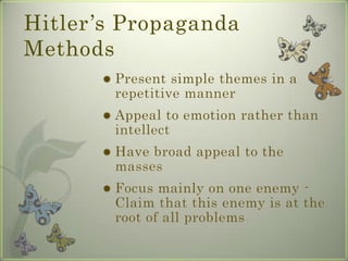 Nazi propaganda | PPTX