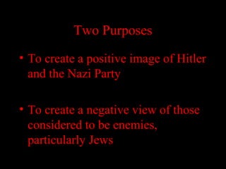 Nazi propaganda power_point | PPT