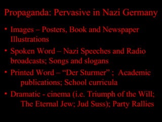 Nazi propaganda power_point | PPT