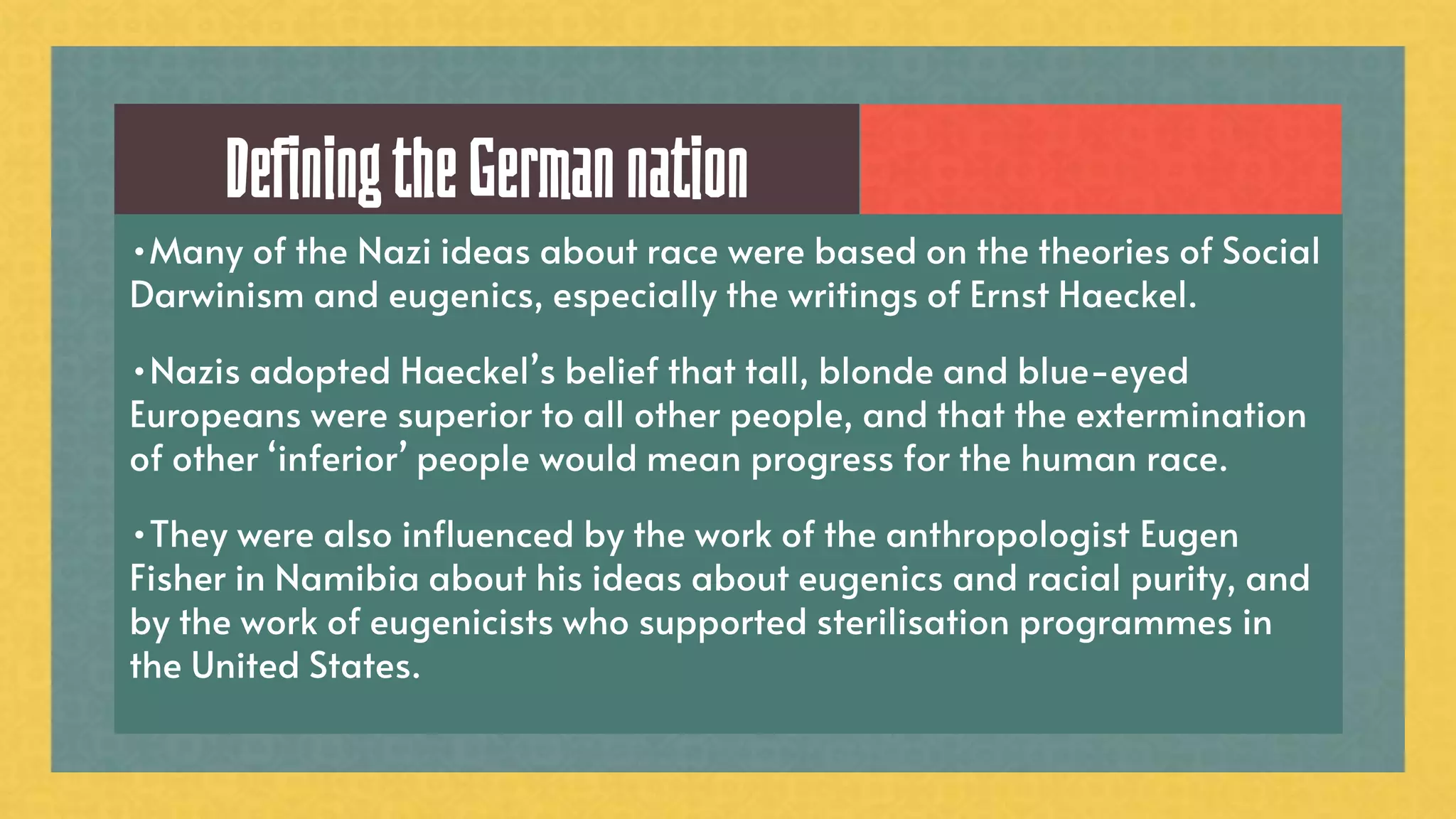 NAZI RACIAL IDEOLOGIES.pptx