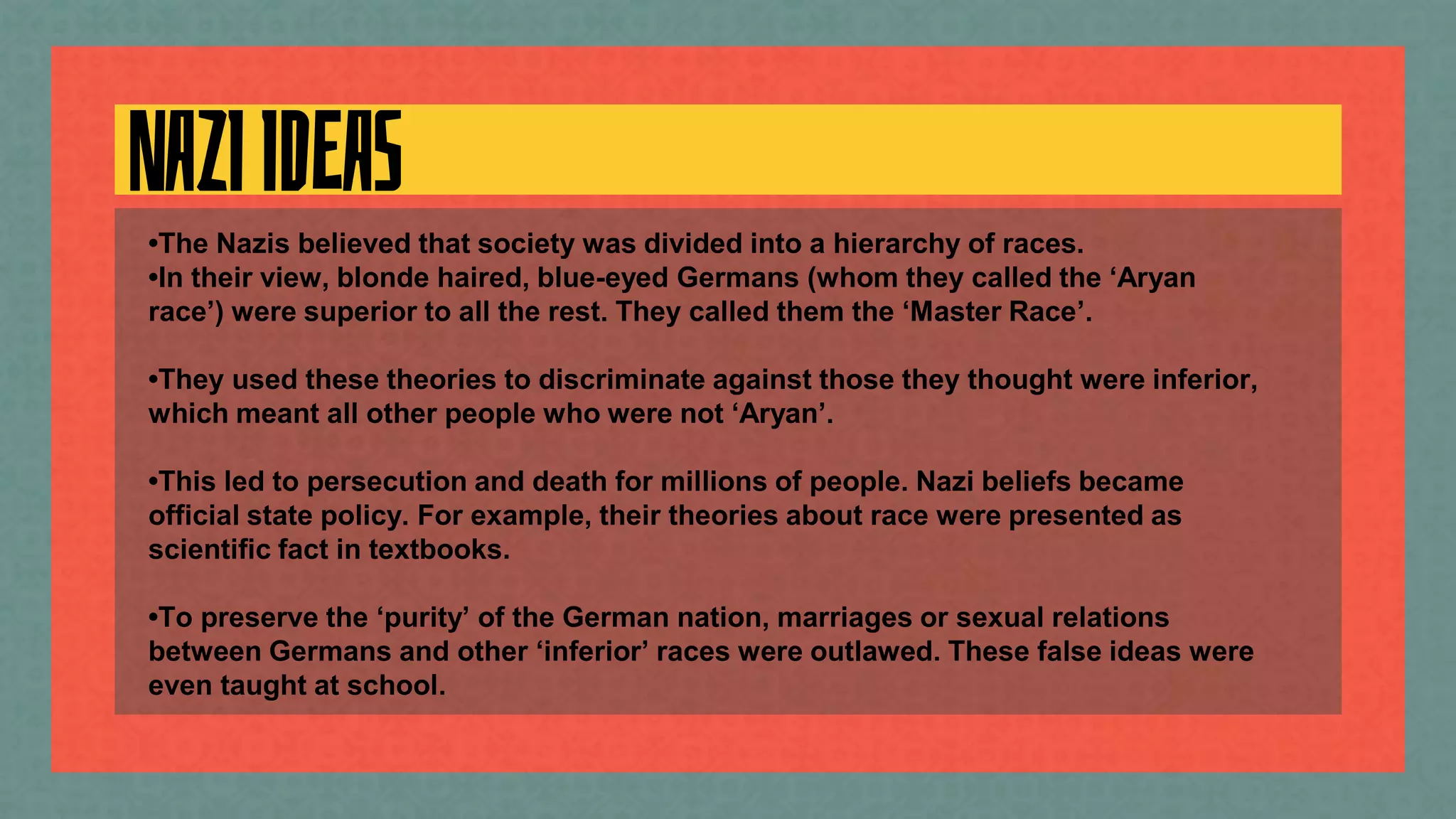 NAZI RACIAL IDEOLOGIES.pptx