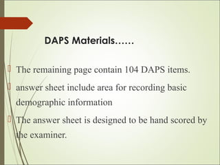 detailed assessment of post traumatic stress | PPT