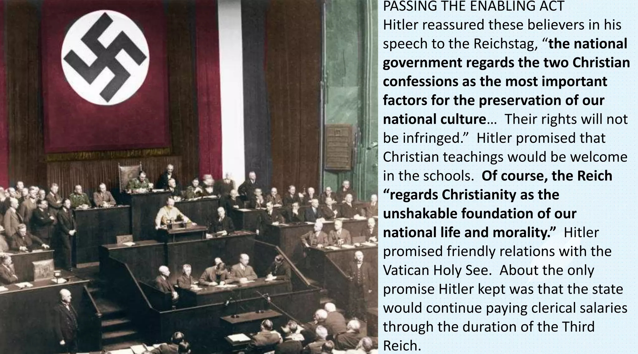 How the Catholic and Confessing Church Survived Under Hitler's Pagan ...