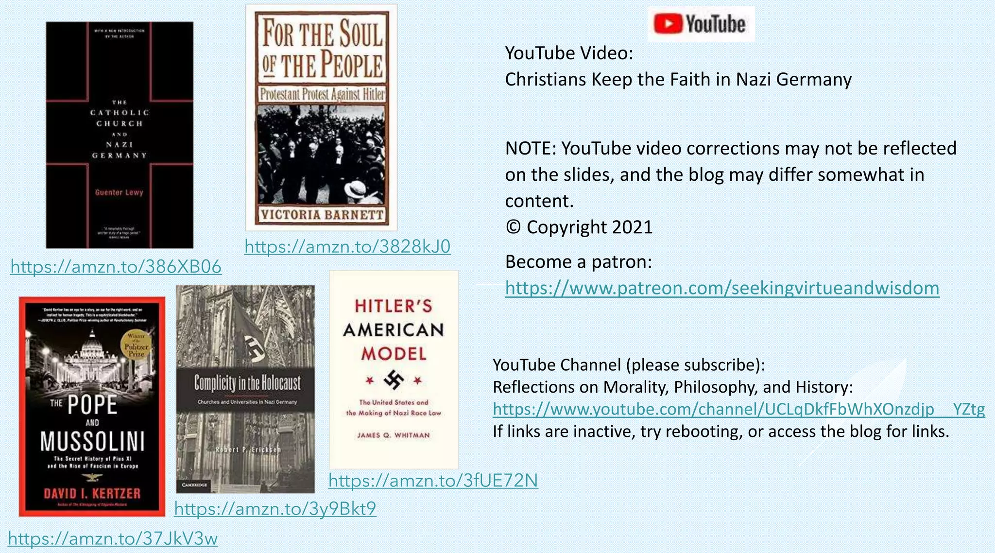 How the Catholic and Confessing Church Survived Under Hitler's Pagan ...