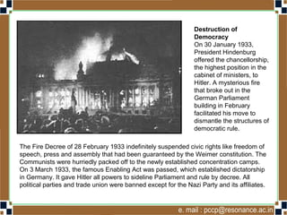 Nazism and the Rise of Hitler | PPSX