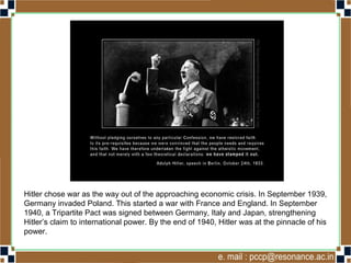 Nazism and the Rise of Hitler | PPSX