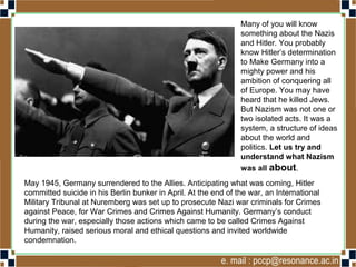 Nazism and the Rise of Hitler | PPSX