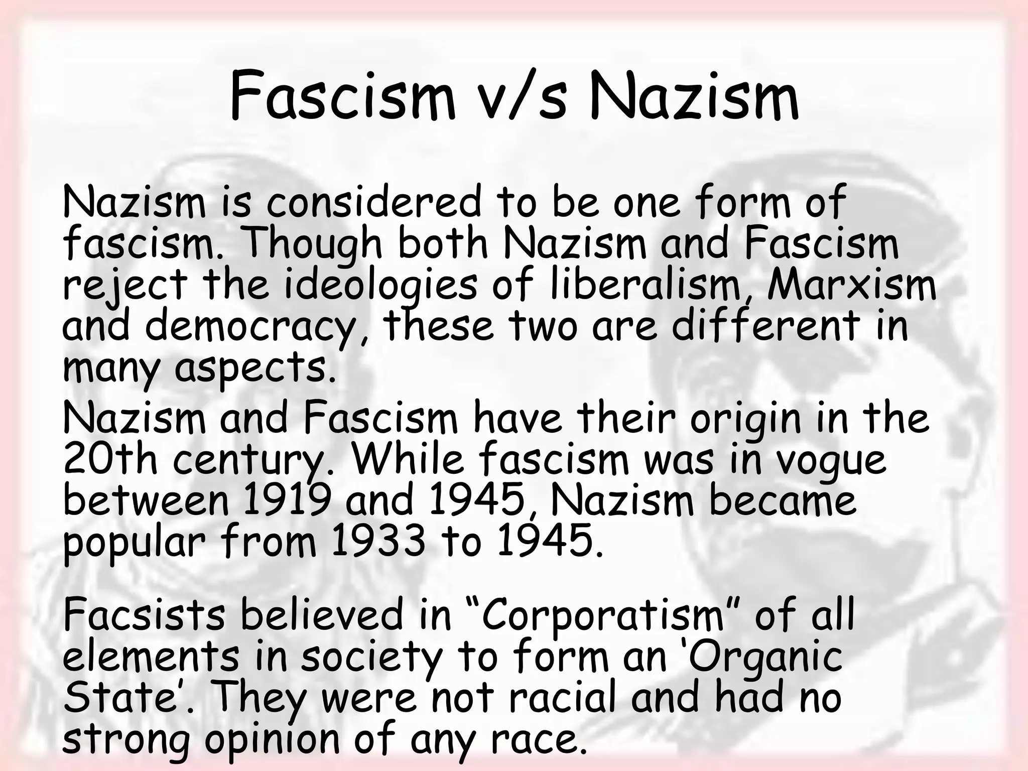 Nazism and fascism | PPT