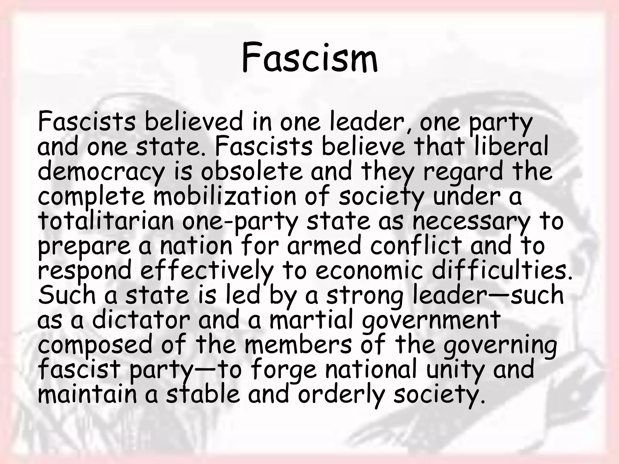 Nazism and fascism | PPTX