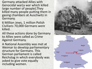 Nazism and rise of hitler | PPTX