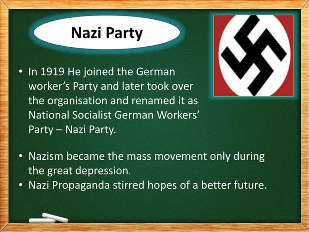 Nazism and rise of Hitler class 9th CBSE By Harsha Grover | PPTX ...
