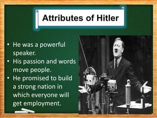Nazism and rise of Hitler class 9th CBSE By Harsha Grover | PPTX