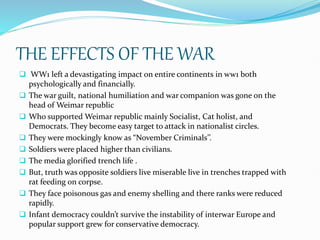 Nazism and rise of hitler Chapters 3 Class 9th | PPTX