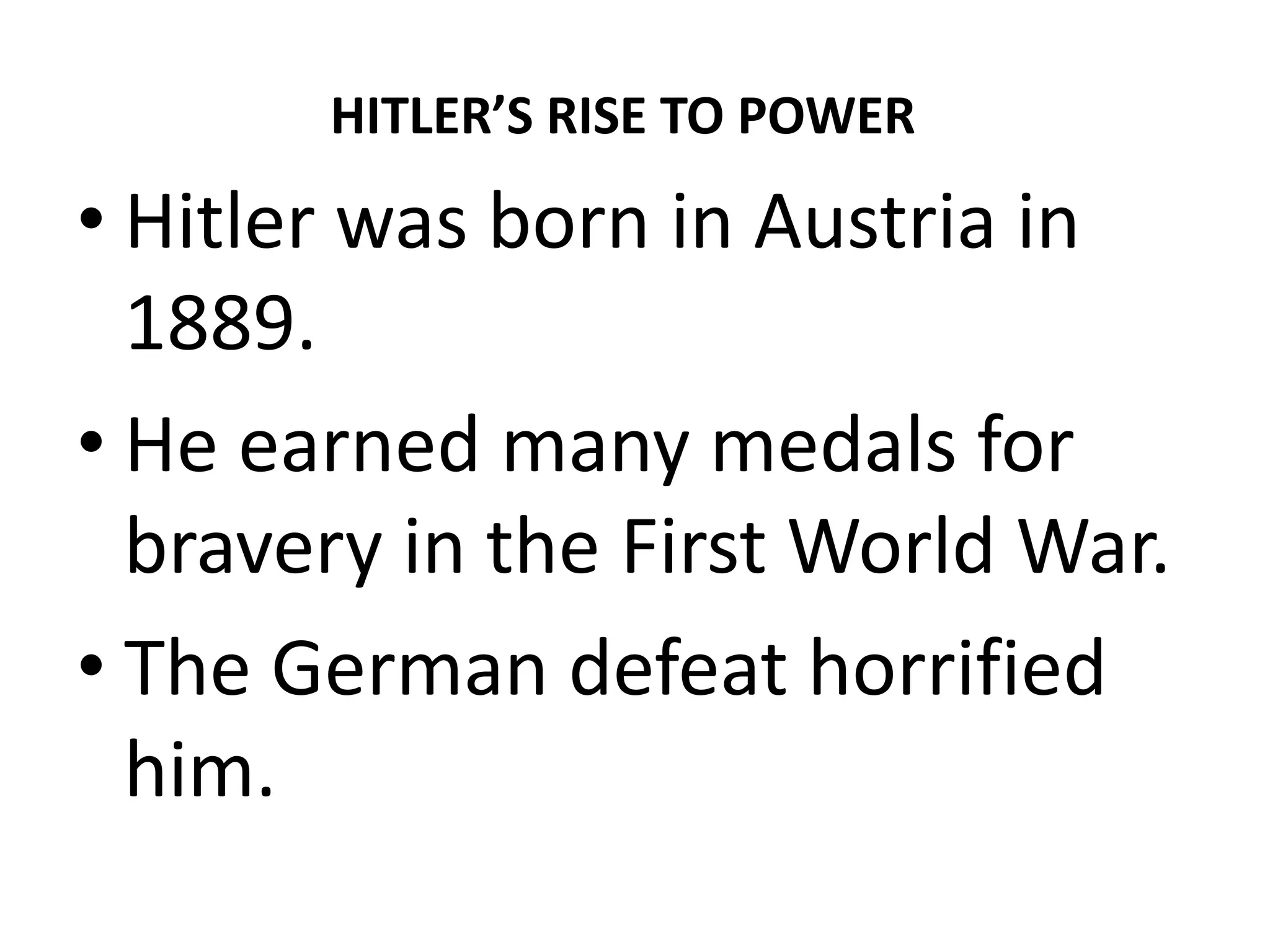 Nazism and Rise of Hitler class 9 -CBSE | PPTX