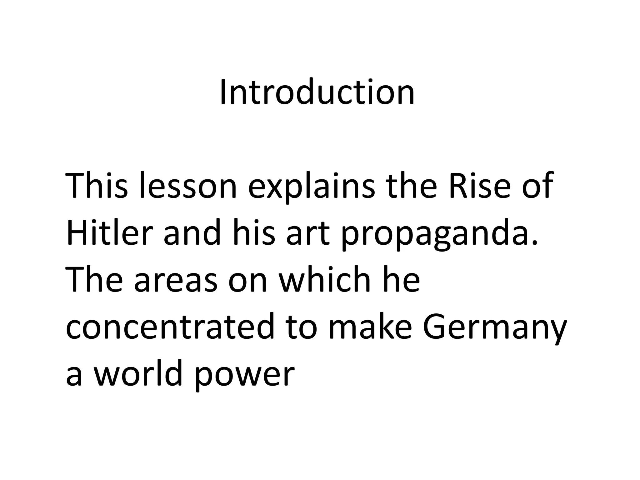 Nazism and Rise of Hitler class 9 -CBSE | PPTX