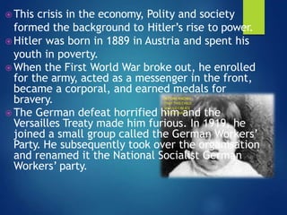 Nazism AND RISE OF HITLER | PPTX