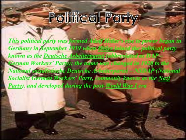 Nazism and rise of hitler(goel & company ludhiana) | PPT