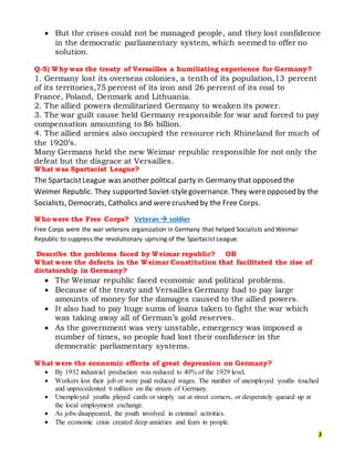 Nazism and the rise of hitler | DOCX | Economy | Business and Finance