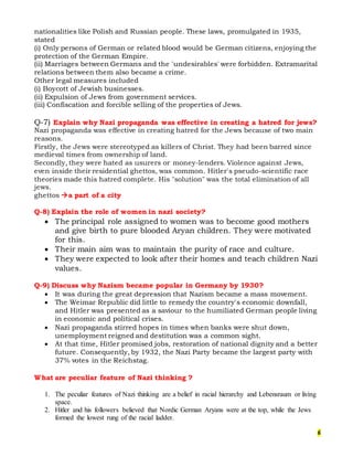 Nazism and the rise of hitler | DOCX