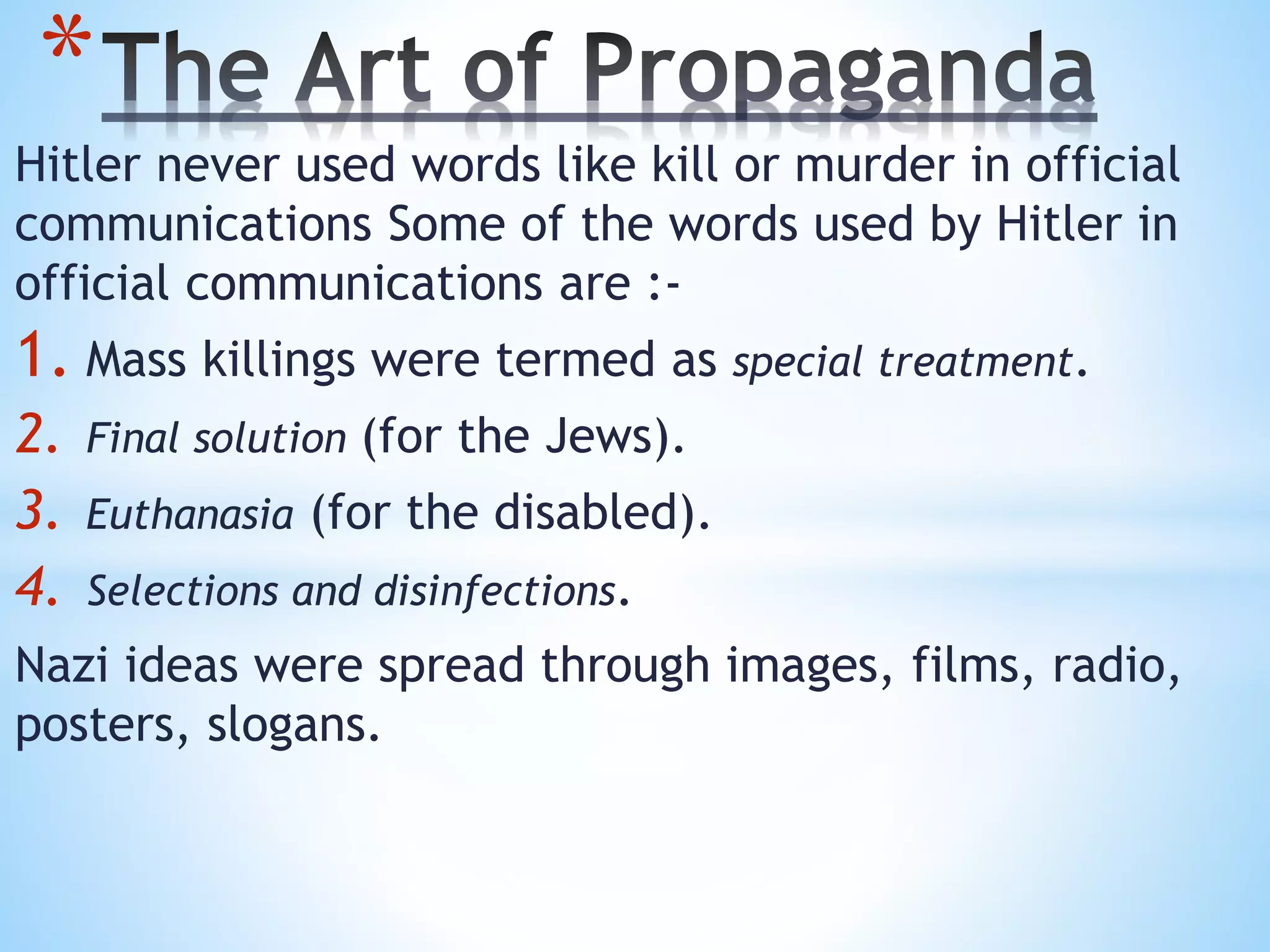 Nazism and the rise of hitler PPT for class 9 CBSE | PPTX