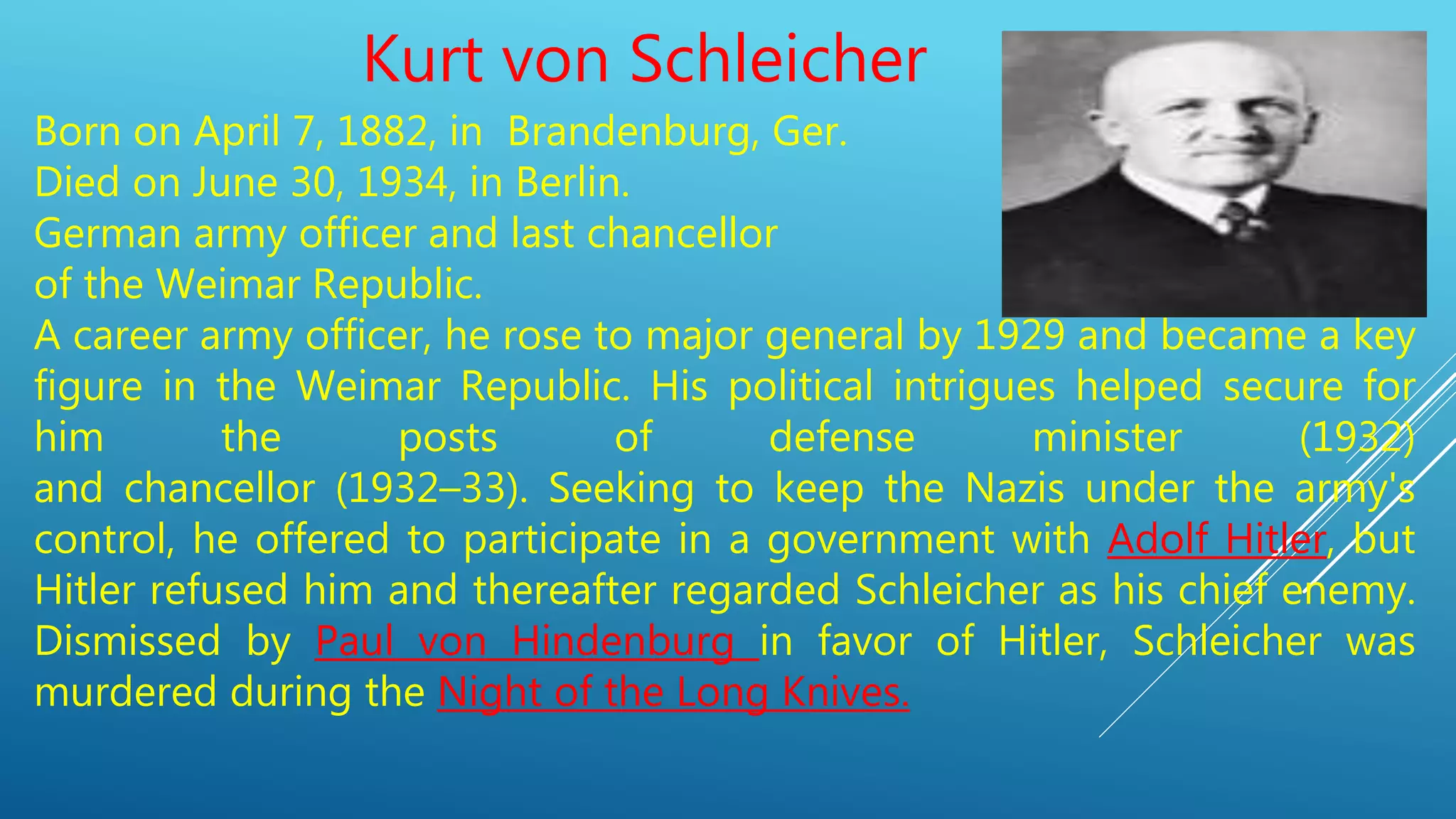 Nazism and the rise of hitler | PPTX