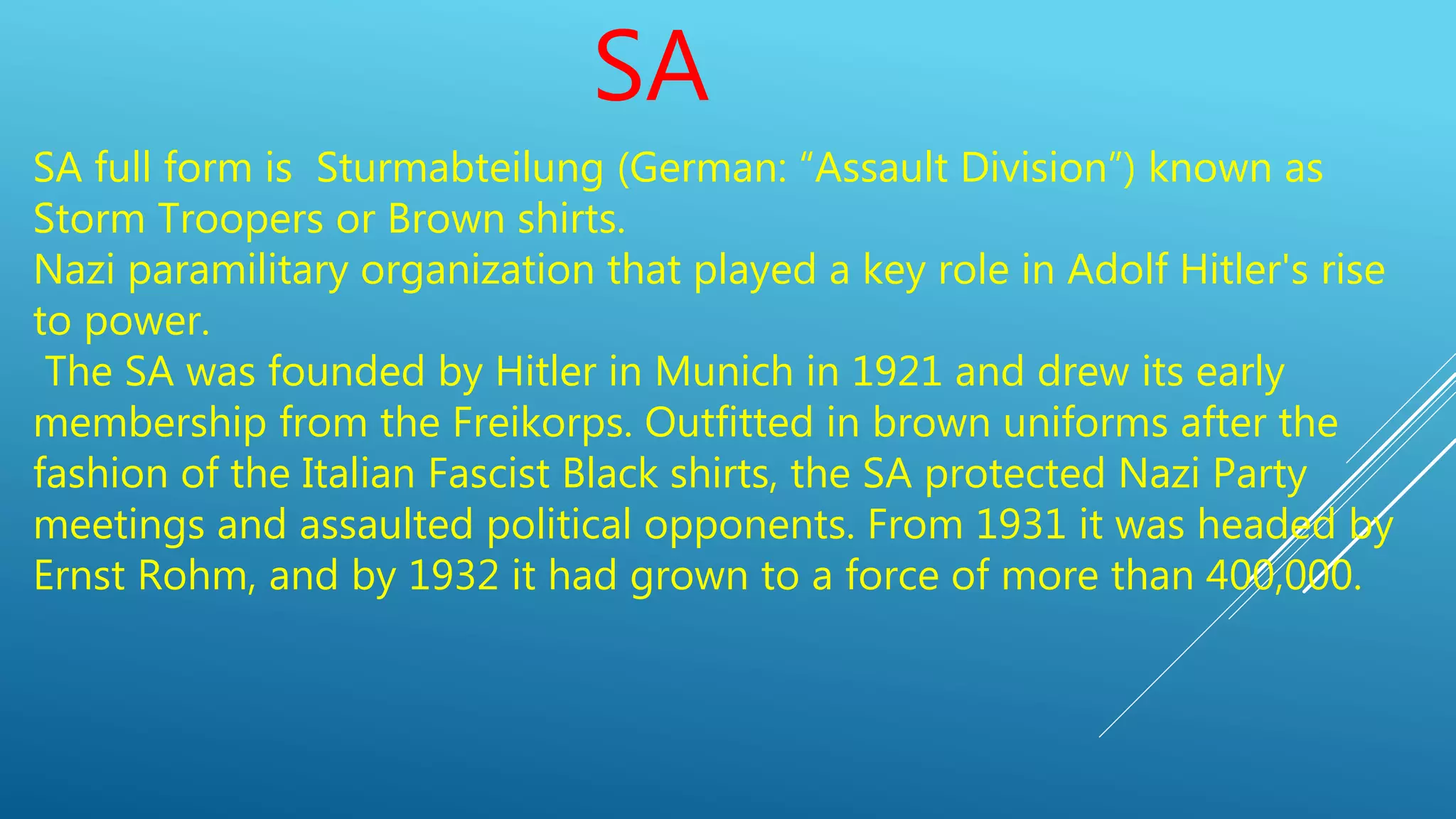 Nazism and the rise of hitler | PPTX