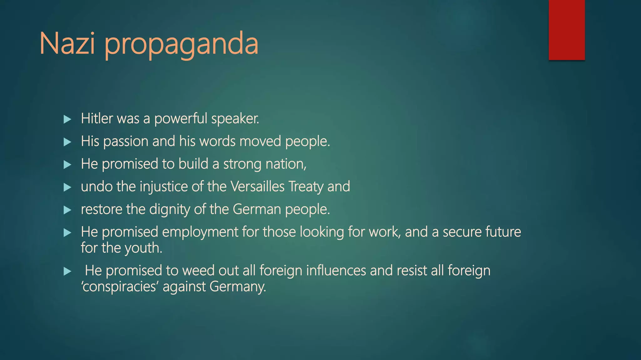 Nazism and the rise of hitler | PPTX