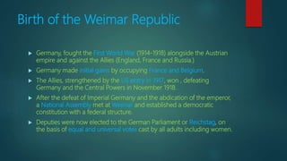 Nazism and the rise of hitler | PPTX
