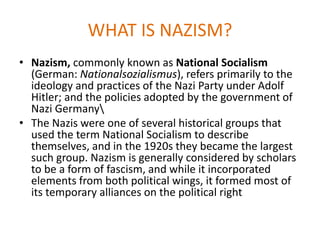 Nazism and the_rise_of_hitler | PPTX