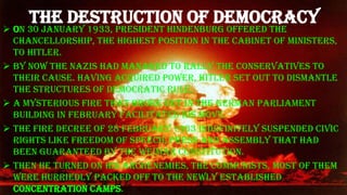 Nazism And The Rise Of Hitler Final 2013 By Mast. Adesh Naik | PPTX