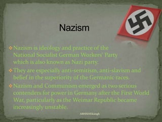 Nazism hitler | PPTX
