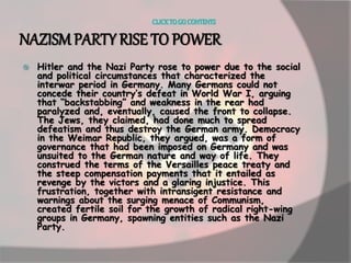 Nazism & hitler | PPTX | Celebrity Families | Pop Culture