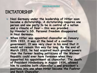 Nazism & hitler | PPTX | Celebrity Families | Pop Culture
