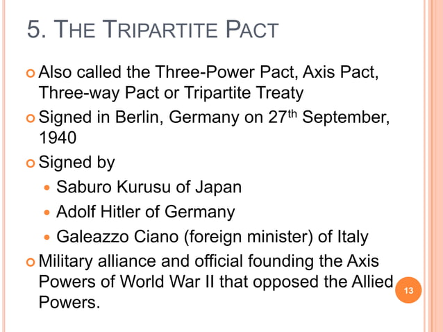 Hitler's Foreign Policies | PPTX
