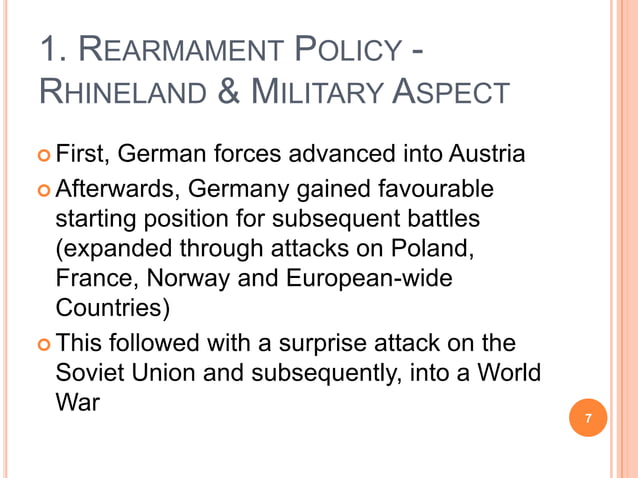 Hitler's Foreign Policies | PPTX