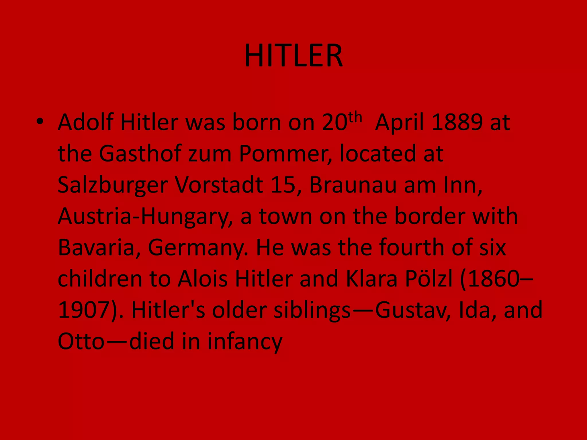 Nazism & the rise of hitler | PPTX
