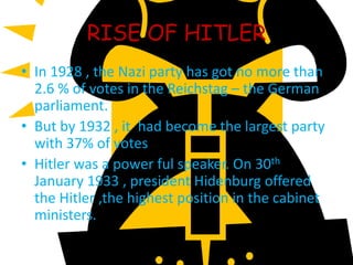 Nazism & the rise of hitler | PPTX