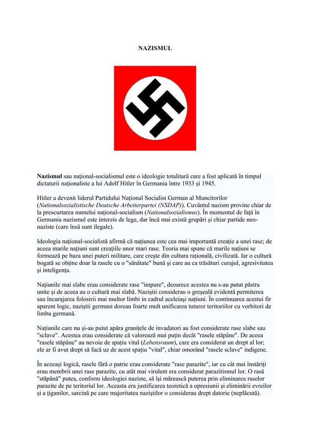 Nazismul | PDF