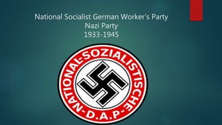 Nazi teacher lecture | PPTX