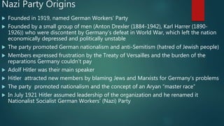 Nazi teacher lecture | PPTX