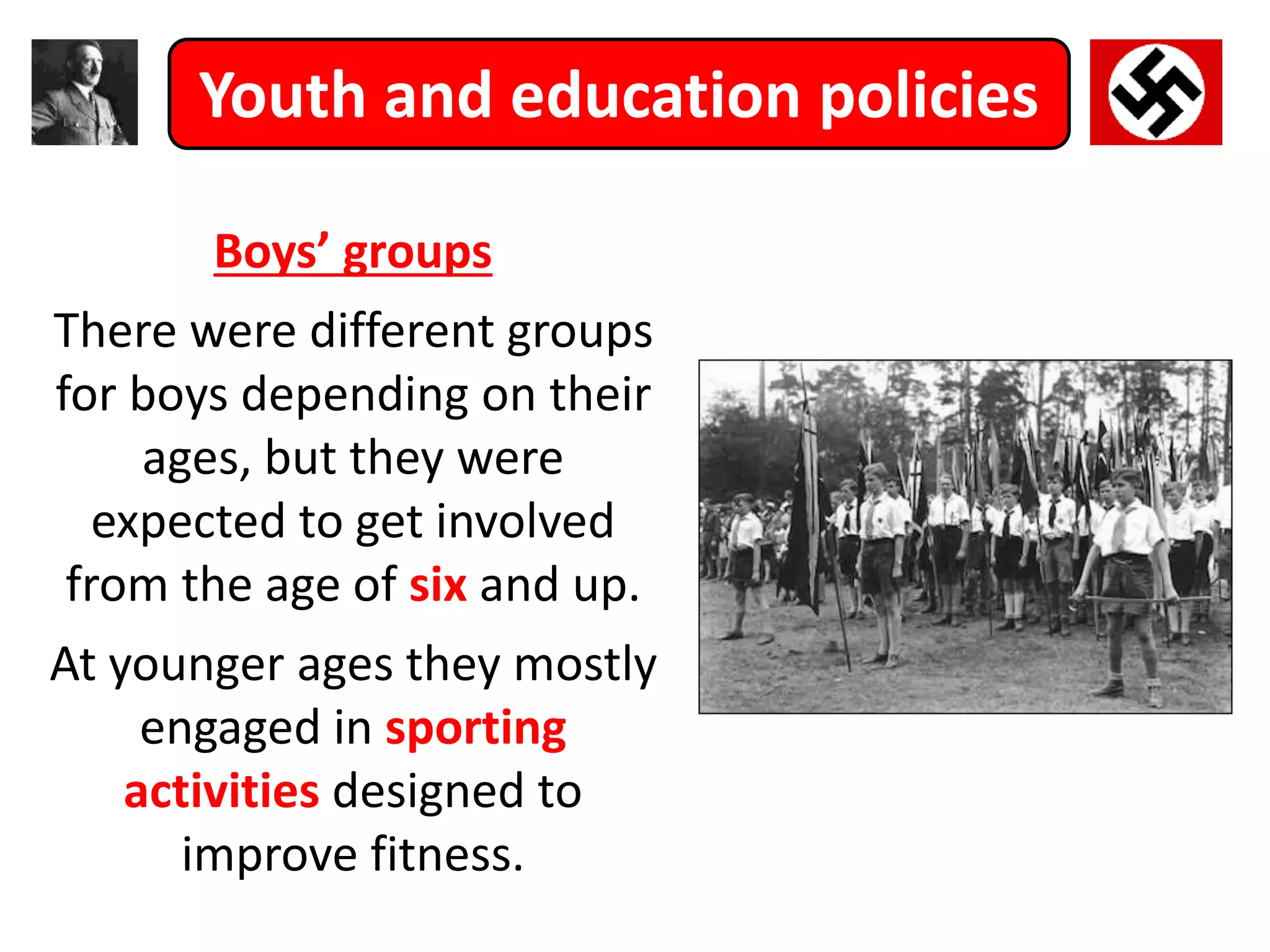 Hitler and Nazi Germany - Nazi youth groups | PPTX