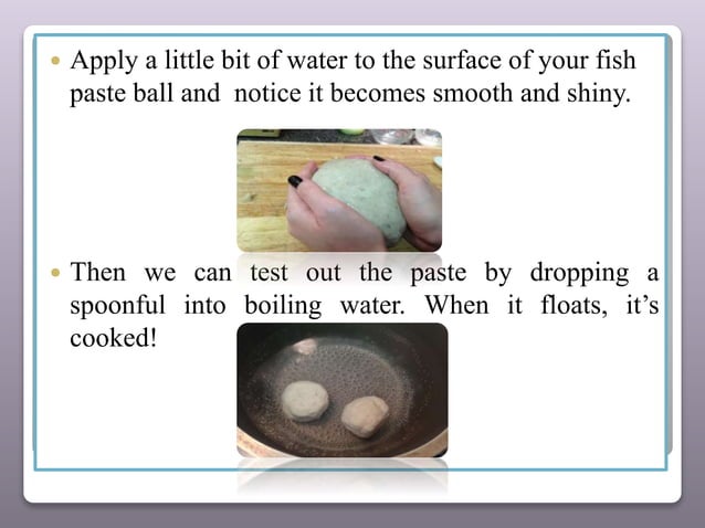 Preparation of Value Added Fish Product: Fish Ball | PPTX