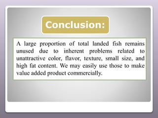 Preparation of Value Added Fish Product: Fish Ball | PPTX