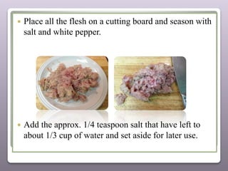 Preparation of Value Added Fish Product: Fish Ball | PPTX