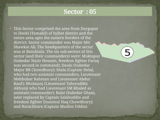 The sector of the liberation war of Bangladesh presentation. ( Nazmul ...