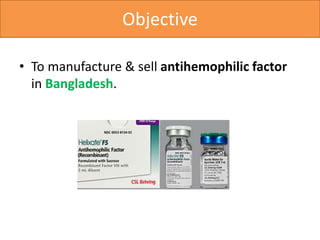 Antihemophilic Factor (Helixate FS) | PPTX