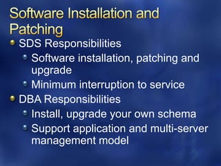 Roles y Responsabilidades en SQL Azure | PPT
