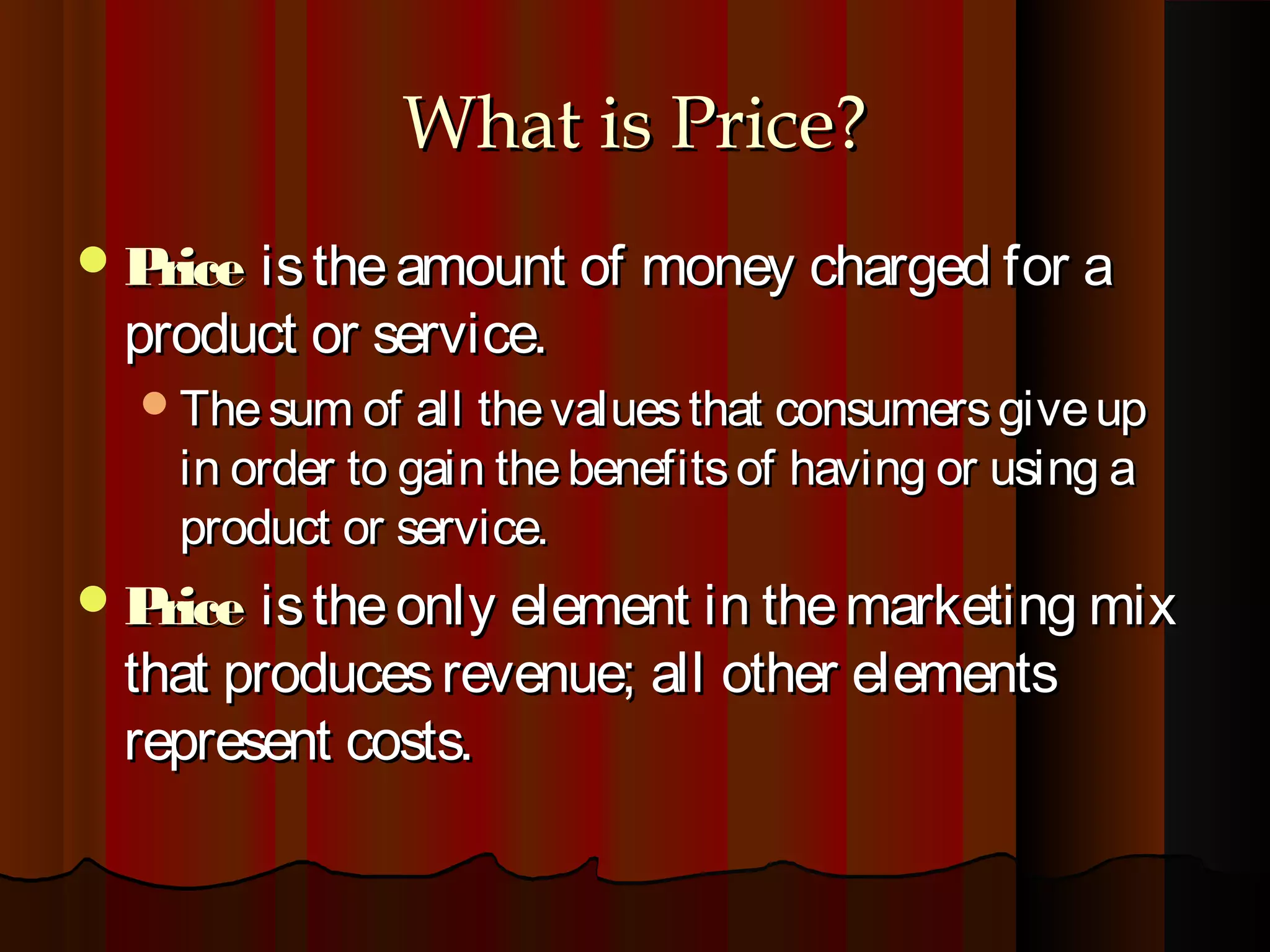 pricing decisions | PPT
