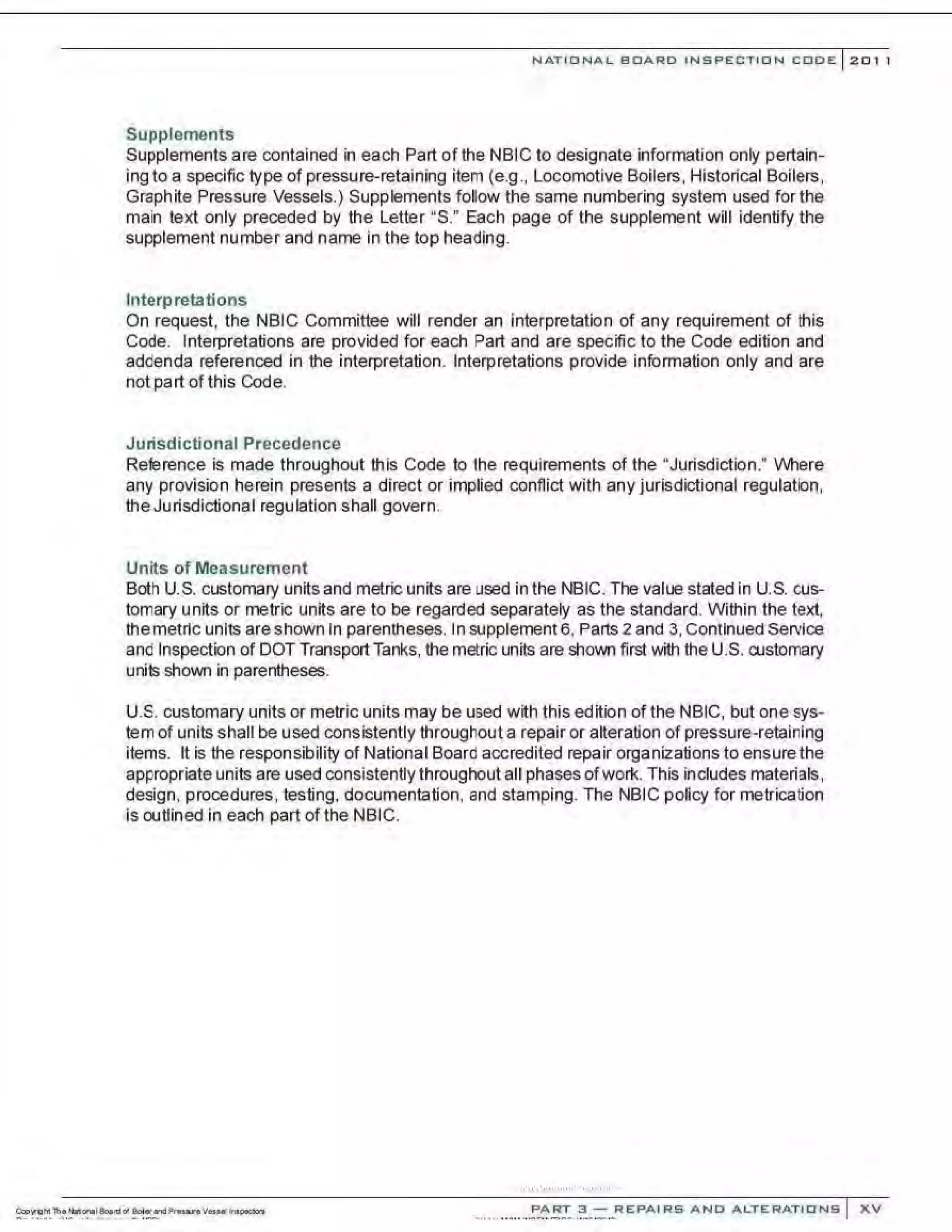 Nb 23 2011 part 3 repairs | PDF