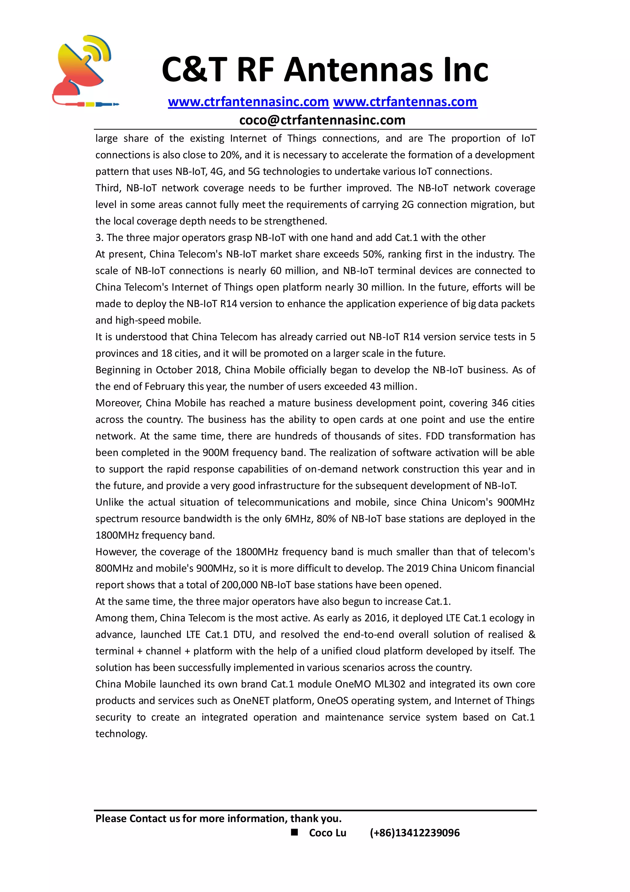 NB-IoT+4G+5G+2G+3G Evolution Of The IoT | PDF